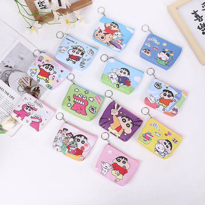 Crayon Shinchan Coin Purse Cute Anime Student Wallet Cartoon Travel ...