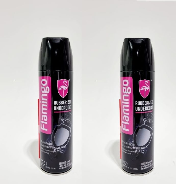Rubberized Undercoat Spray Flamingo 500ml pack of 2 | Daraz.pk