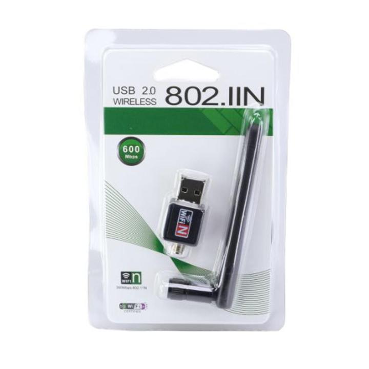 USB 2.0 wireless 802.11N 600mbps WIFI Adapter | Daraz.pk