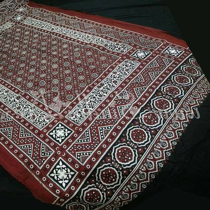 Ajrak Full Size Original Traditional High Quality Cotton Shawl for Men ...