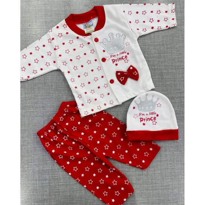 New born Baby And Baba Dress With Cap By Tawakkal Mart. | Daraz.pk