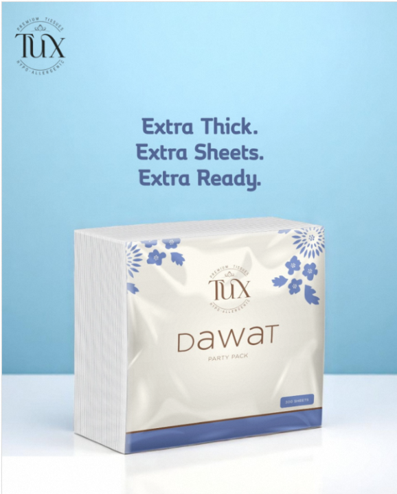 Tux Tissue Dawat Pack (300 sheets) | Daraz.pk
