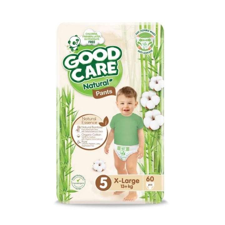 GoodCare Natural Pants Size 5 (13+kg) 60 pcs Mega Pack | Daraz.pk