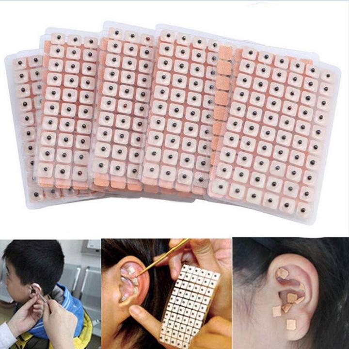 Vaccaria Seed-600pcs Acupuncture Needle Ear Stickers Auricular Therapy ...