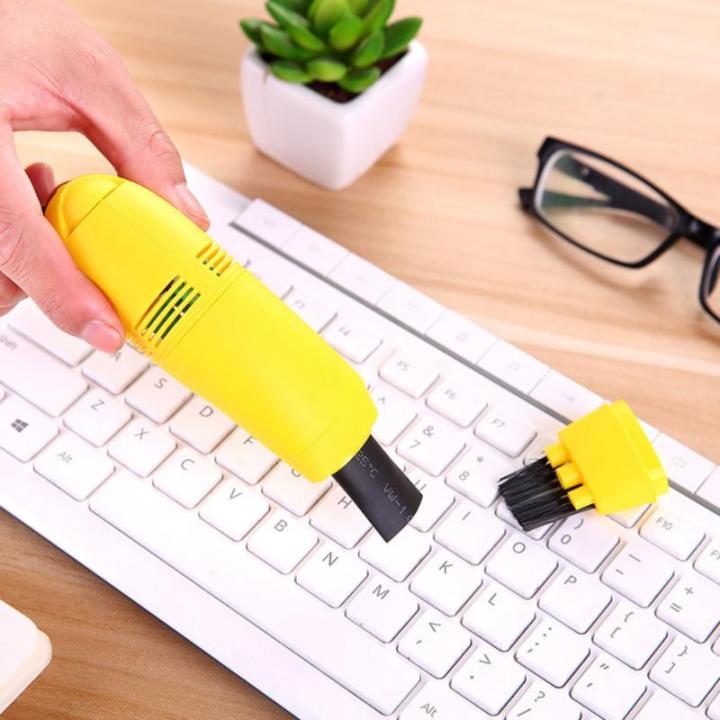RYRA Hot! Creative Handheld Computer Vacuum Rechargeable Computer Keyboard Vacuum Cleaner USB ...