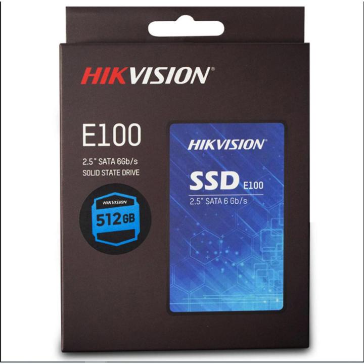 Hikvision 512 GB SSD Solid State Drive E100 Series Original - With 2 ...