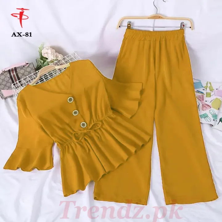 TRENDZ.PK Cotton Stuff Western Style 2 Piece Suit For Girls|Women AX-81 ...