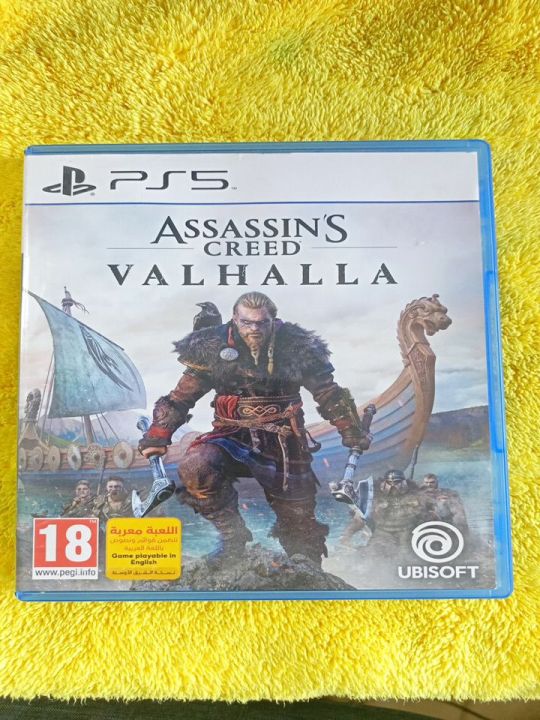 Playstation 5 dvd Assassin's creed Valhalla PS5 game assassin creed ...