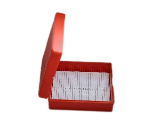 Microscope Slide Box, Size 25 Slides Packing With Index | Daraz.pk