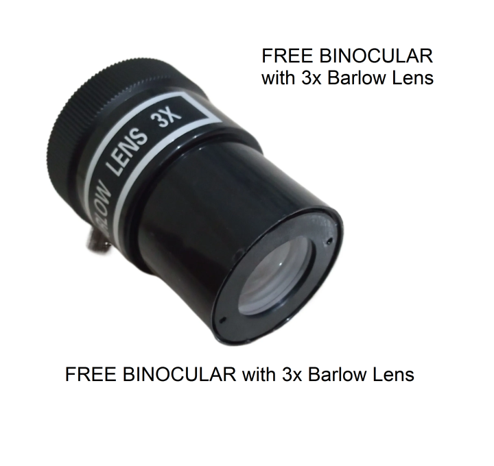 Universal 3x Barlow Lens ( 1.25 inch ) Original Universal Barlow Lens ...