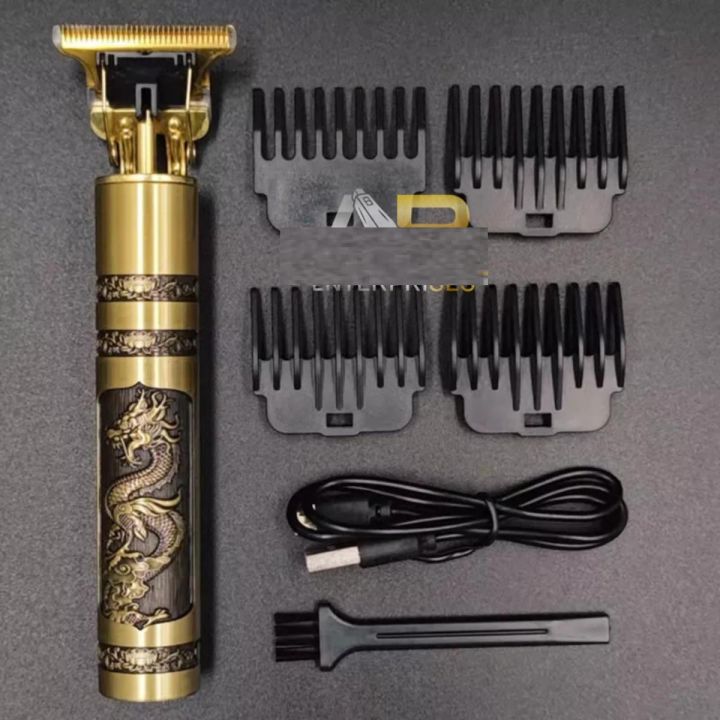 Vintage T9- Dragon Style Electric Hair Clipper - Rechargeable Trimmer ...