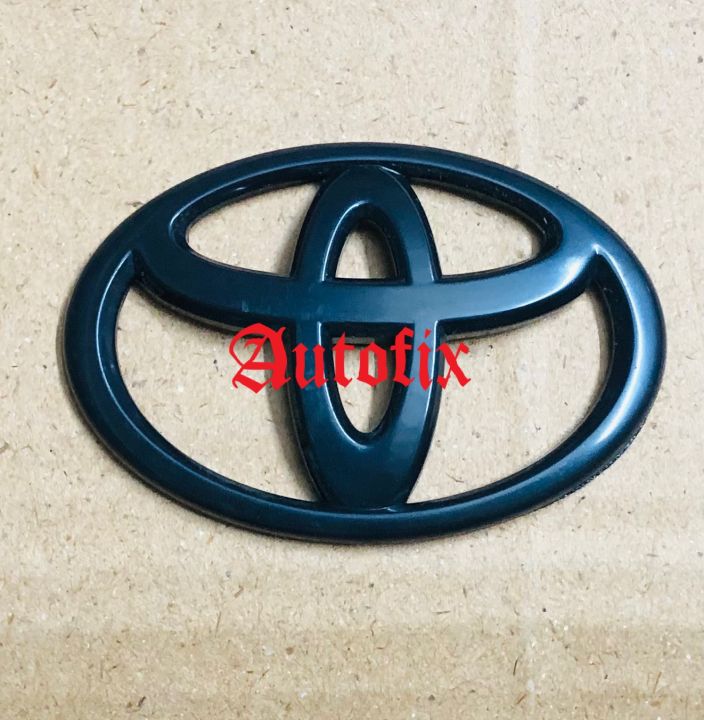 Toyota plastic steering Styling Logo Black 6.5 CM 01 PC | Daraz.pk