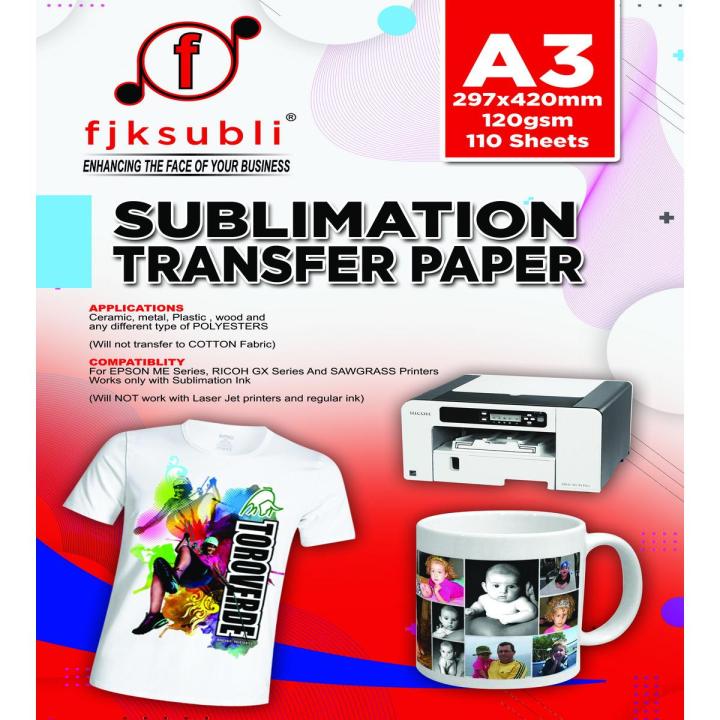Sublimation Paper A3 size | Daraz.pk