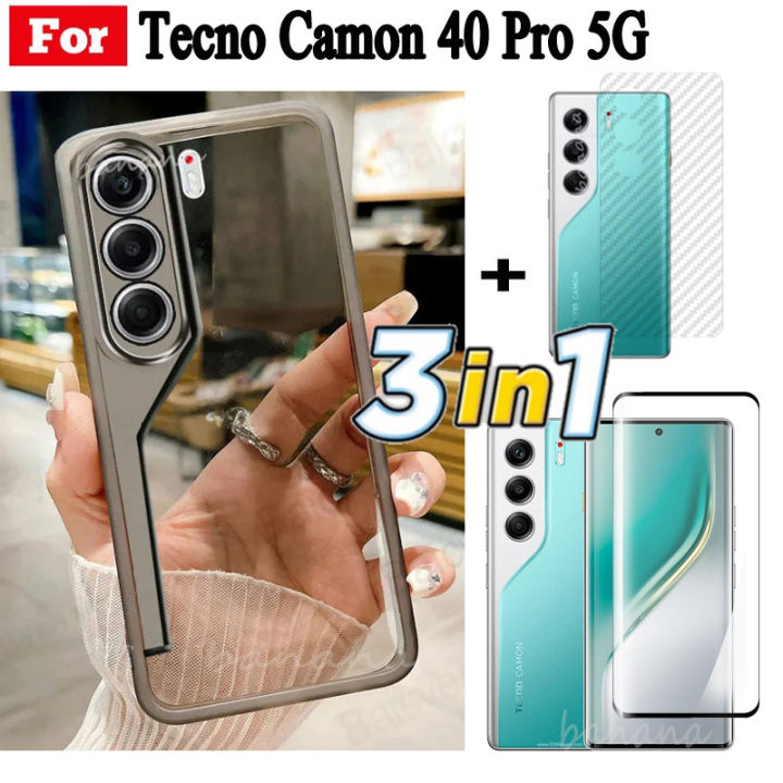 Tecno Camon 40 Pro Camon 40 Phone Case Plating Transparent Soft Casing ...