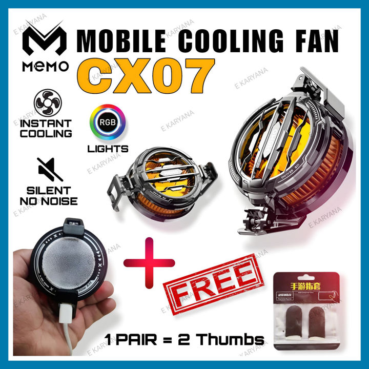 Memo Cx07 Cooling Fan Radiator Best For Mobile Gaming And Tablet Gaming