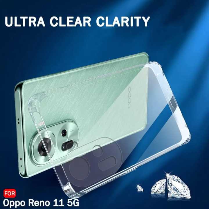 Oppo Reno 11 5G Cover New Ultra Thin Soft Tpu Silicon Dust Proof ...