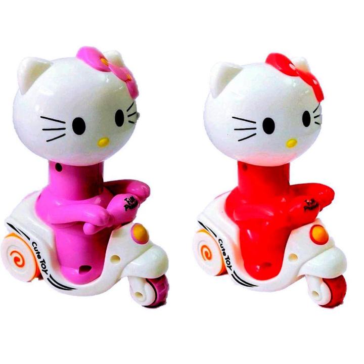 1x Beautiful Hello Push and GO Kitty Toy Scooter for Kids. | Daraz.pk