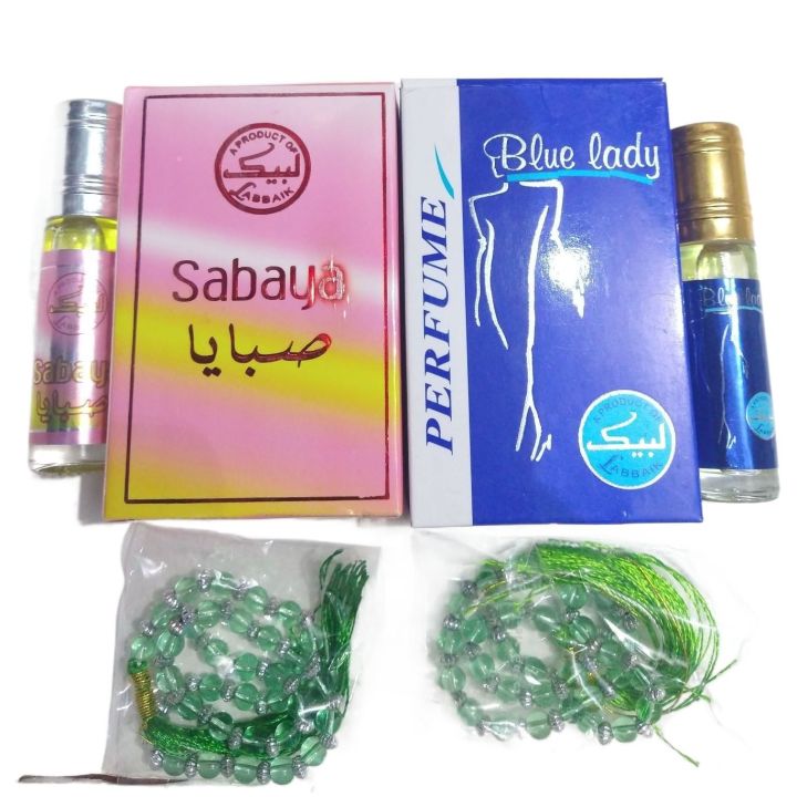Sabaya and Blue Lady Attar Approx 6ml + Tasbeeh | Comanay of Labbaik ...