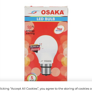 OSAKA LED Bulb 85V-305V Low Energy Consumption | Daraz.pk