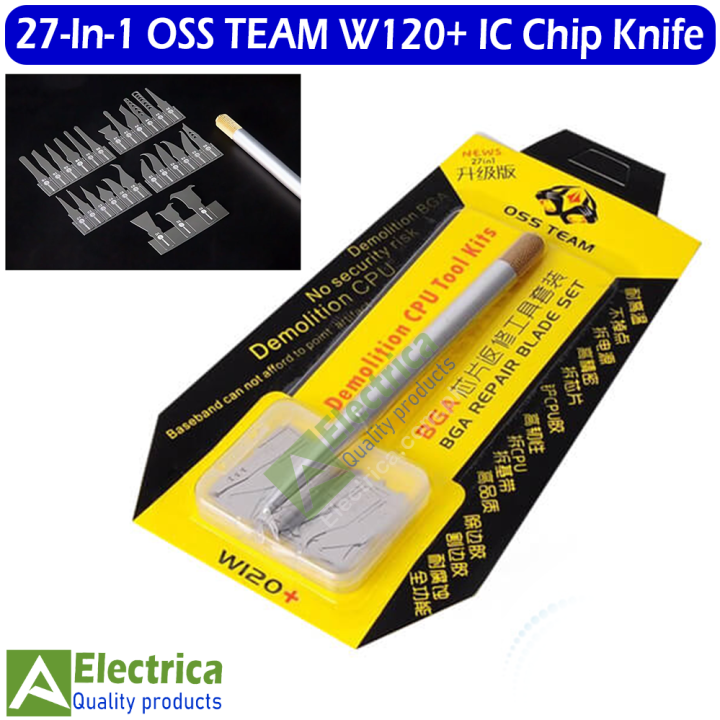 OSS Team W120+ 27IN1 Knifes BGA Rework of Mobile Phone Remove Glue ...