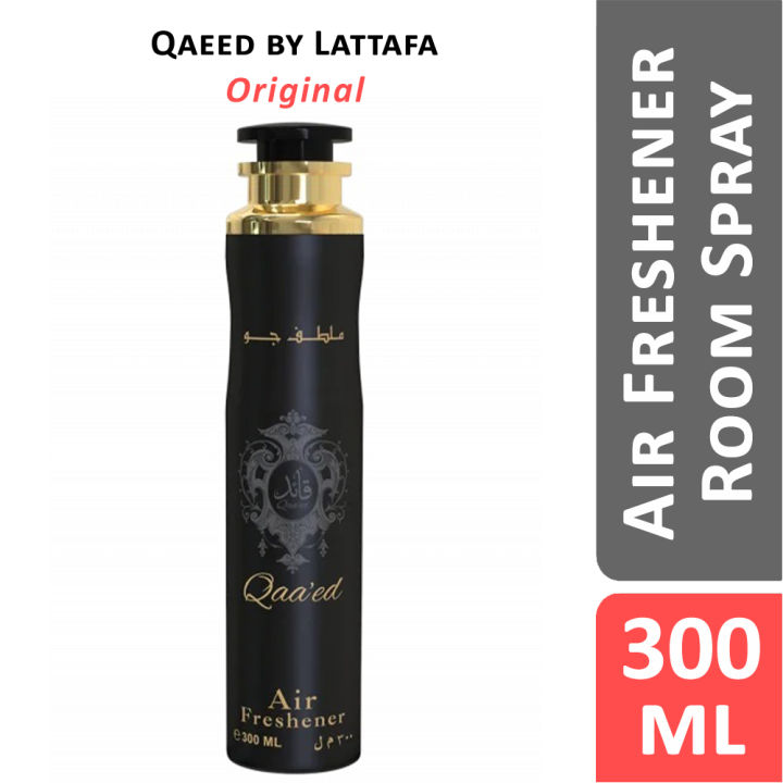 Qaeed Lattafa Perfumes Air Freshener Room Spray - 300 ML | Daraz.pk