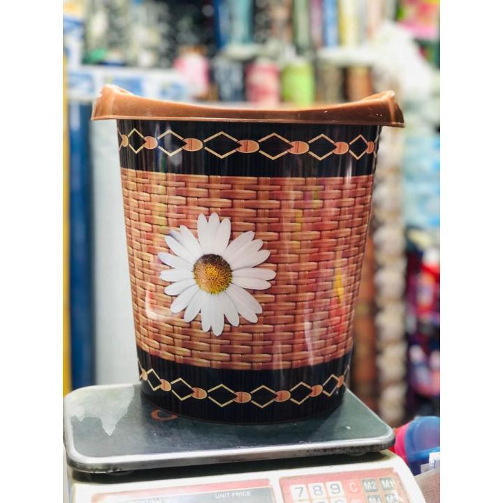 Dustbin /High Quality Dustbin/High Quality Dustbin With Printed Flowers ...