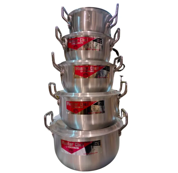 Cooking Pot set Made in Pakistan 5 Cooking Pots with different Sizes ...