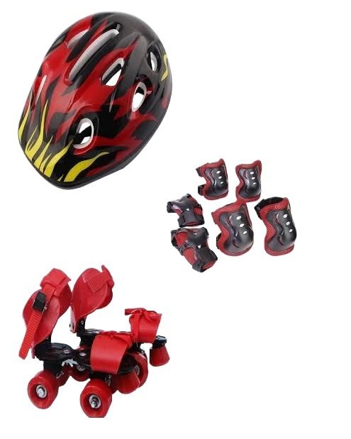 Adjustable Quad Speed Roller Skates Double Wheel Shoes For adults with ...