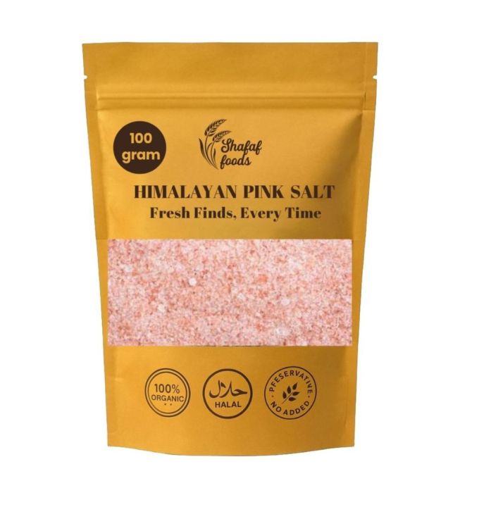 Himalayan Pink Salt 100g| Natural Lahori Namak | Unrefined & Mineral ...
