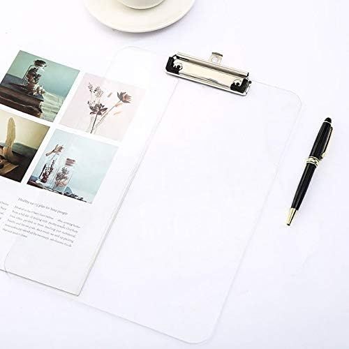 Transparent Elegant Acrylic Clipboard A4 Foolscap Writing Pad Memos ...
