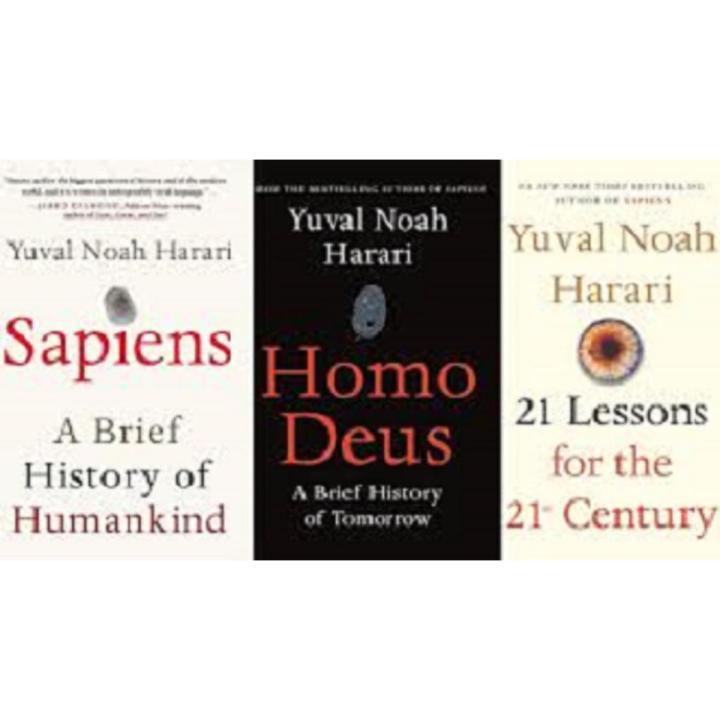 Sapiens / Homo Deus / 21 Lessons for the 21st Century 3 book set by ...
