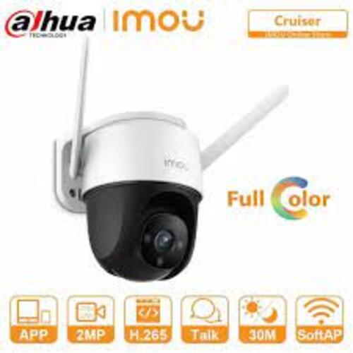 Imou Cruiser Outdoor Full-Color PTZ IP Camera 4MP Flashing Light Motion ...