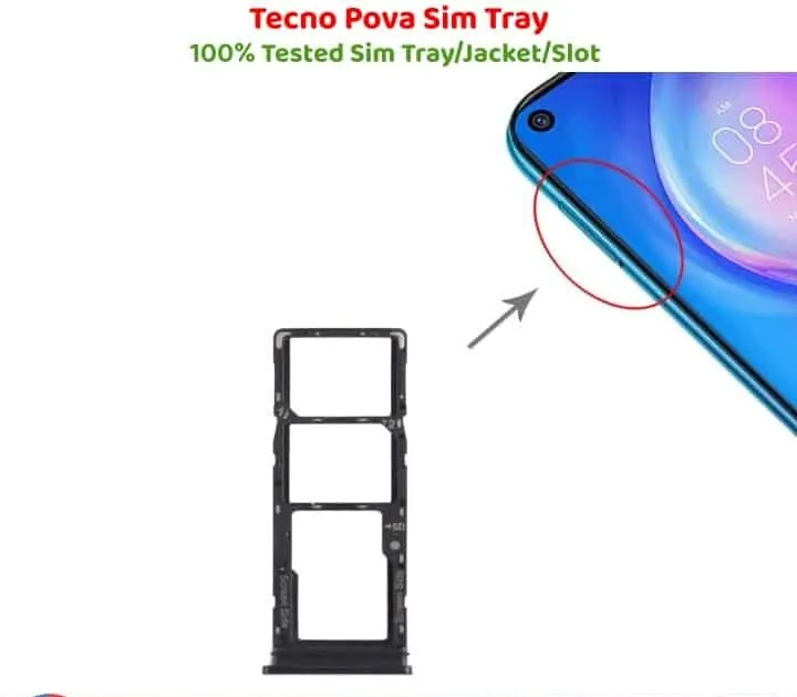 tecno POVA sim tray | Daraz.pk