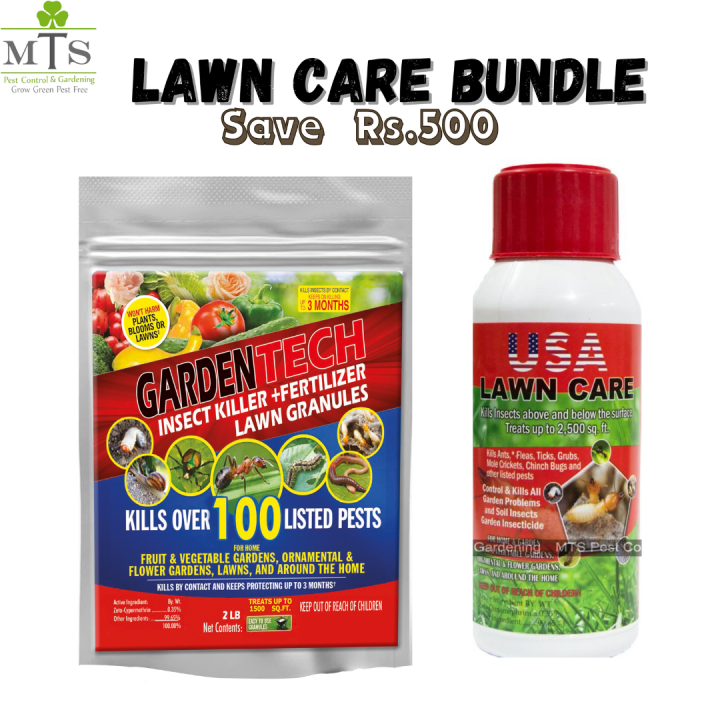 Pack Of 2 Lawn Care Combo - Garden Tech Garden Insect Eliminator ...