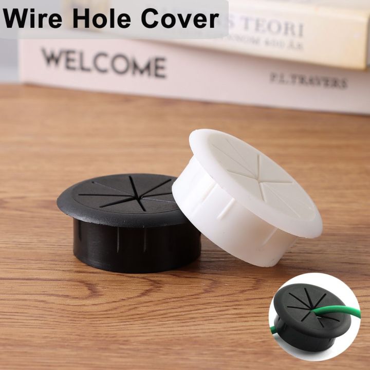 Office Cable Passing Threading Box Cover Line Outlet Port Desk Cord ...