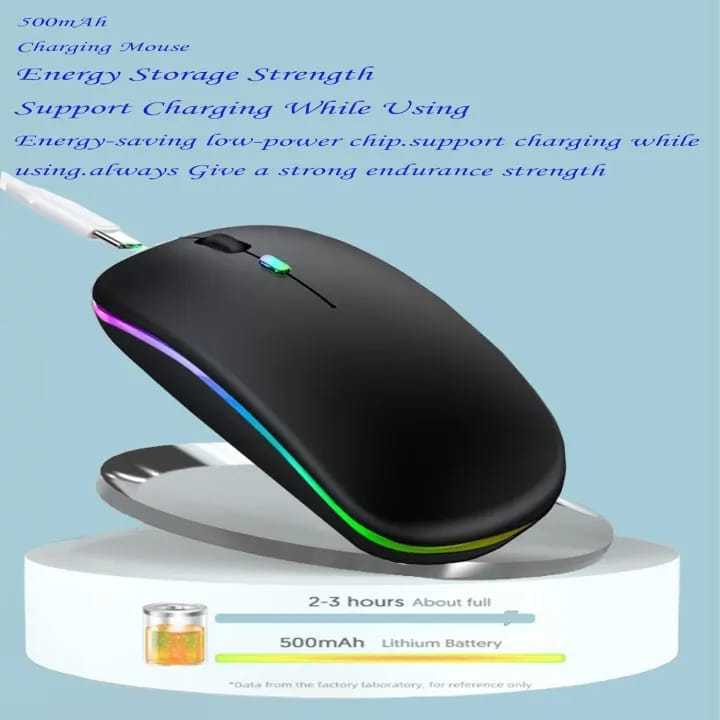 Rechargeable Wireless Mouse with Comfortable Grip and High Precision ...