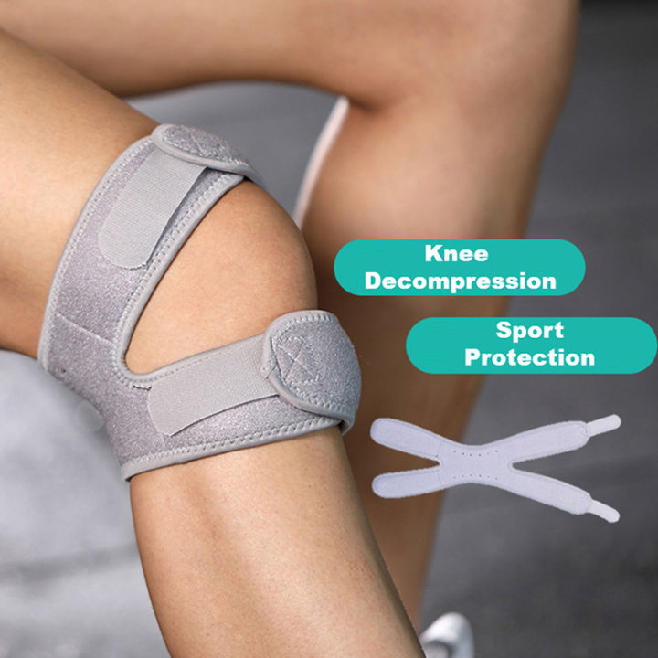 Patellar Band Knee Pads Compression Sports Knee Pads Adjustable Double ...