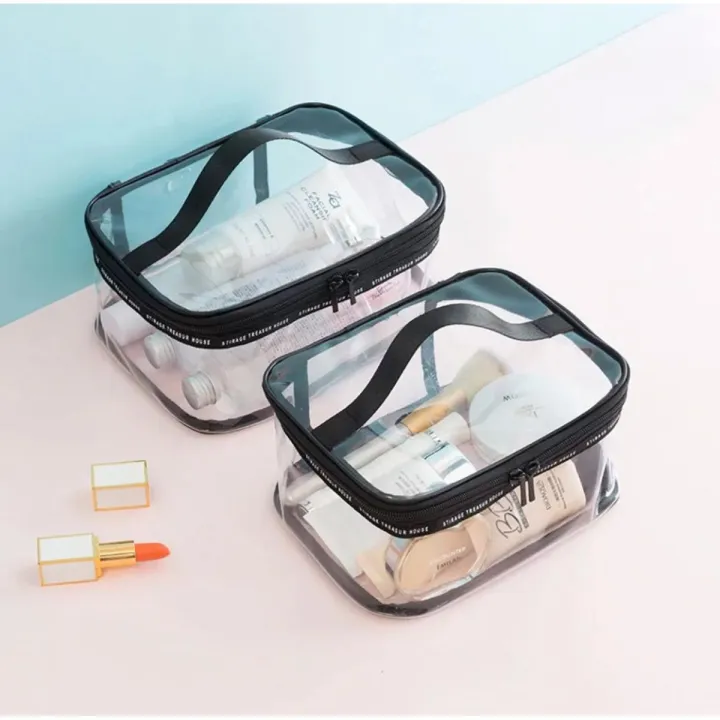 Pack of 2-Cosmetic Bag Organizer Makeup Storage Jewellery Vanity Box ...