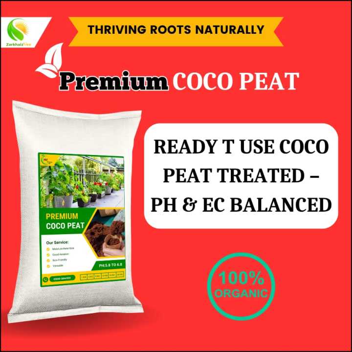 Coco Peat | Treated Moist & Loose | Potting Mix | Potting Soil Mix ...