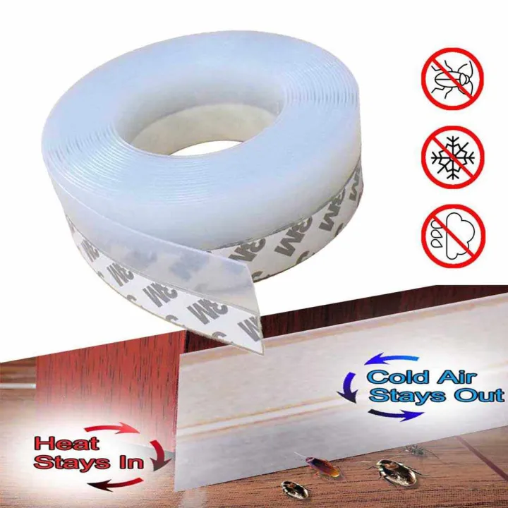 5 METER/1 METER (45MM) Length Door Sealing Adhesive Tape Flexible Door ...