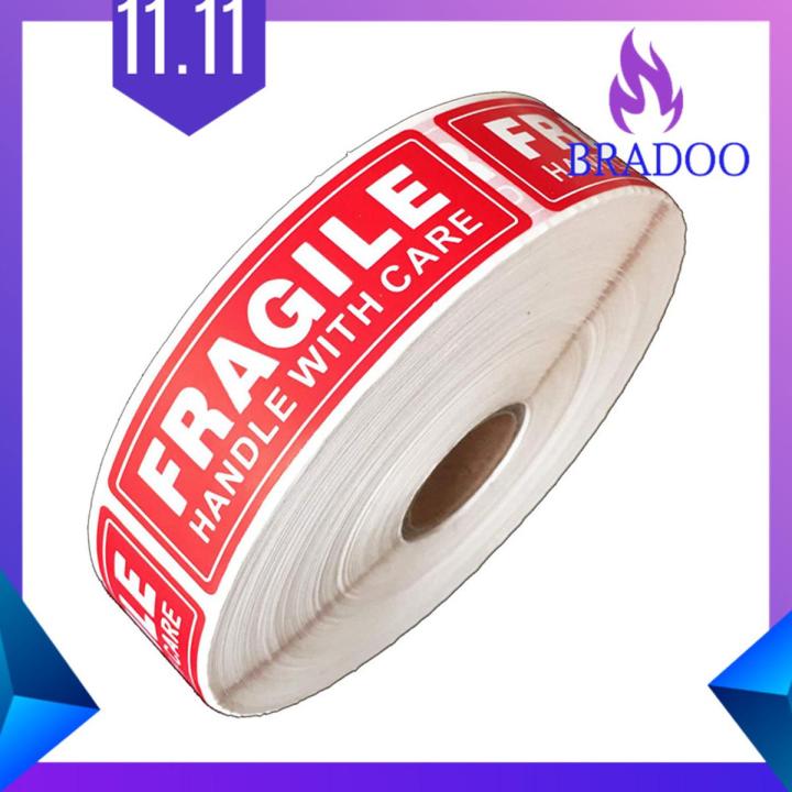 1 Roll/500Pcs Fragile Stickers - Fragile Handle with Care Labels - for ... 1 Roll/500Pcs Fragile Stickers - Fragile Handle with Care Labels - for ...