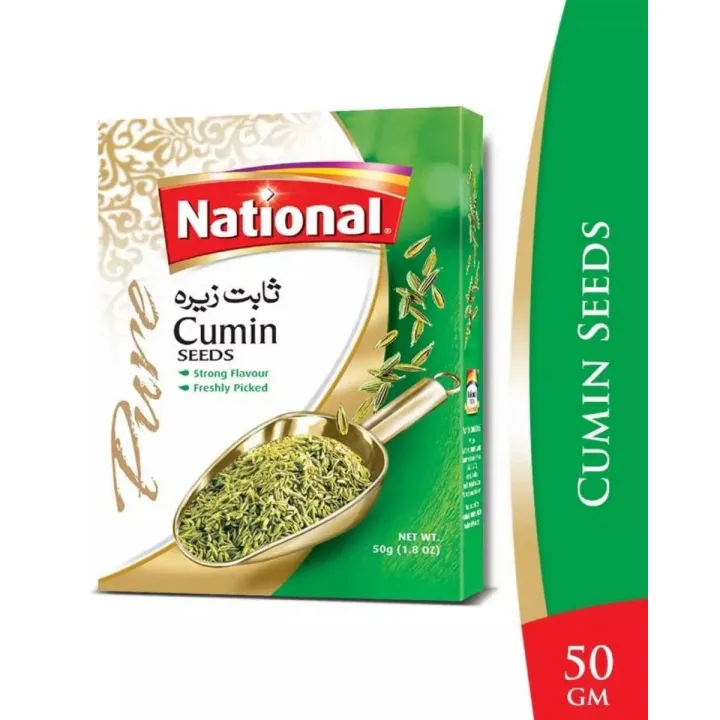 National Pure Cumin Seed - 50 Grams | Daraz.pk