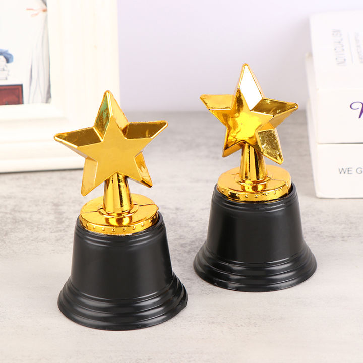 1Pcs Mini Star Plastic Award Trophy Children Winner Trophies For Kids ...
