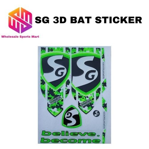 SG 3D Full Embossed Cricket Bat Sticker, [3D] SG RAPID PRO Cricket Bat ...