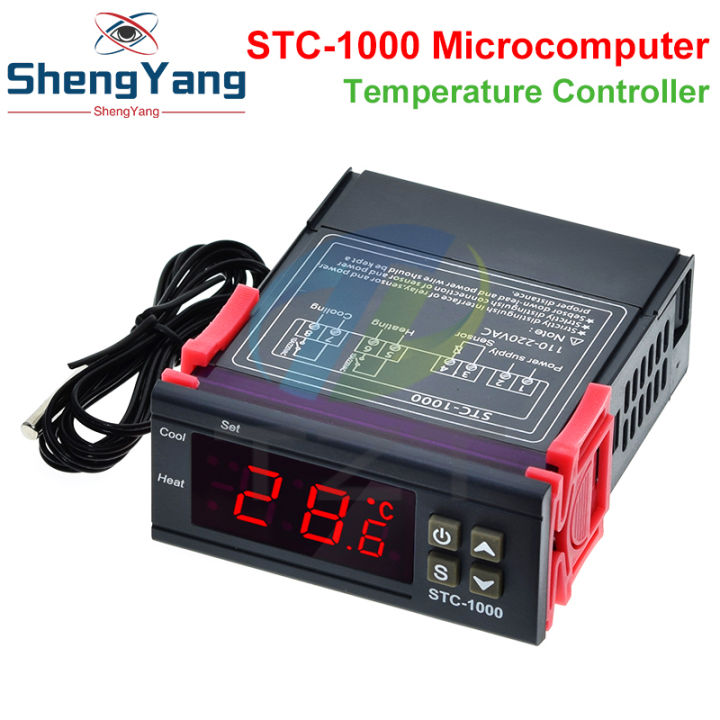 Stc-1000 Stc 1000 Led Digital Thermostat For Incubator Temperature Controller Thermoregulator ...
