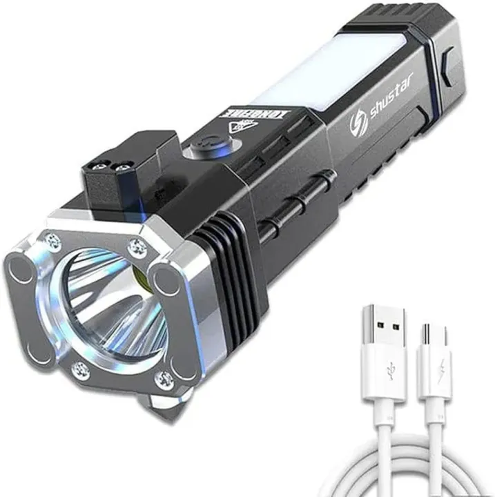 Compact LED Rechargeable Torch | Daraz.pk