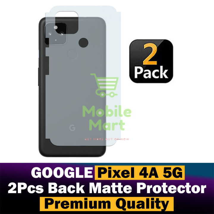 Google Pixel 4A 5G Back Protector Carbon Fiber Matte Soft Skin Sheet ...