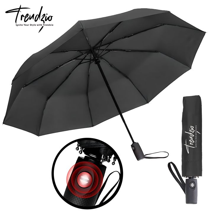 TRENDZIO Fully Open and Close Automatic Folding Umbrella 8 Ribs ...