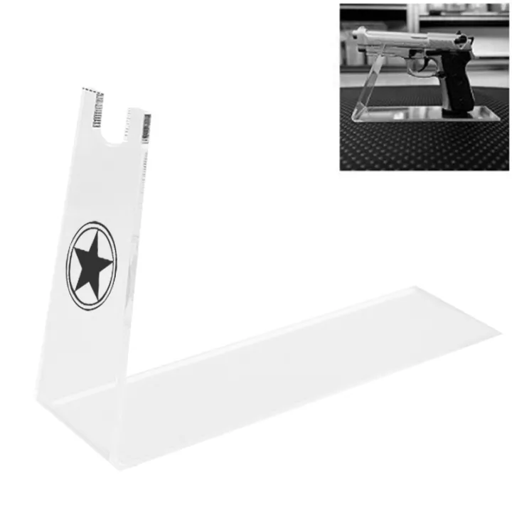 New Boutique Store Display Props Clear Acrylic Outdoor Pistols Holder ...