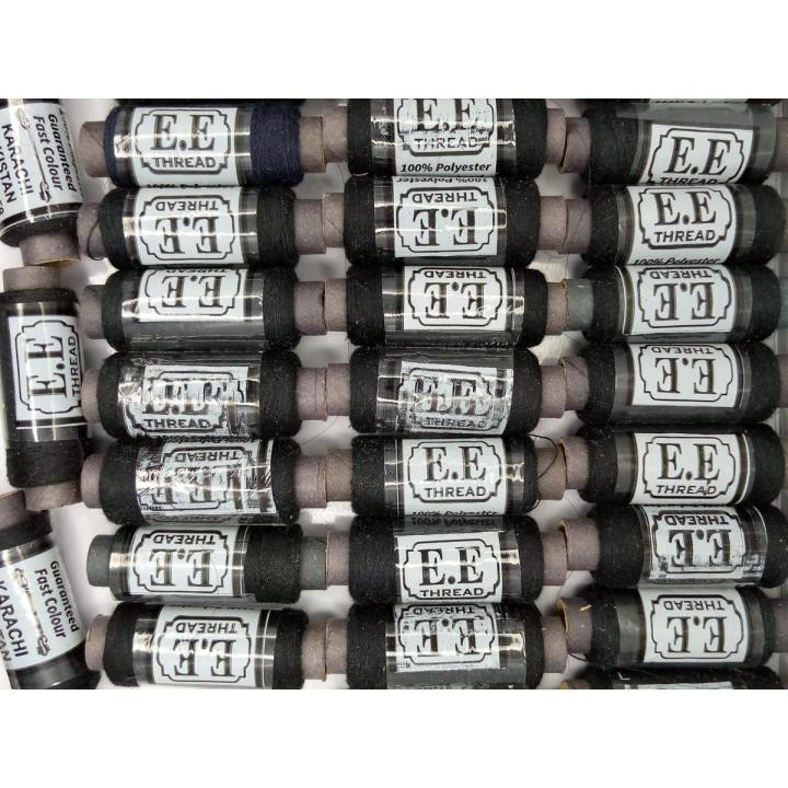 Black Thread - Dhaga - Nalki - 50 Pieces - Silai Dhagy ki Nalki | Daraz.pk